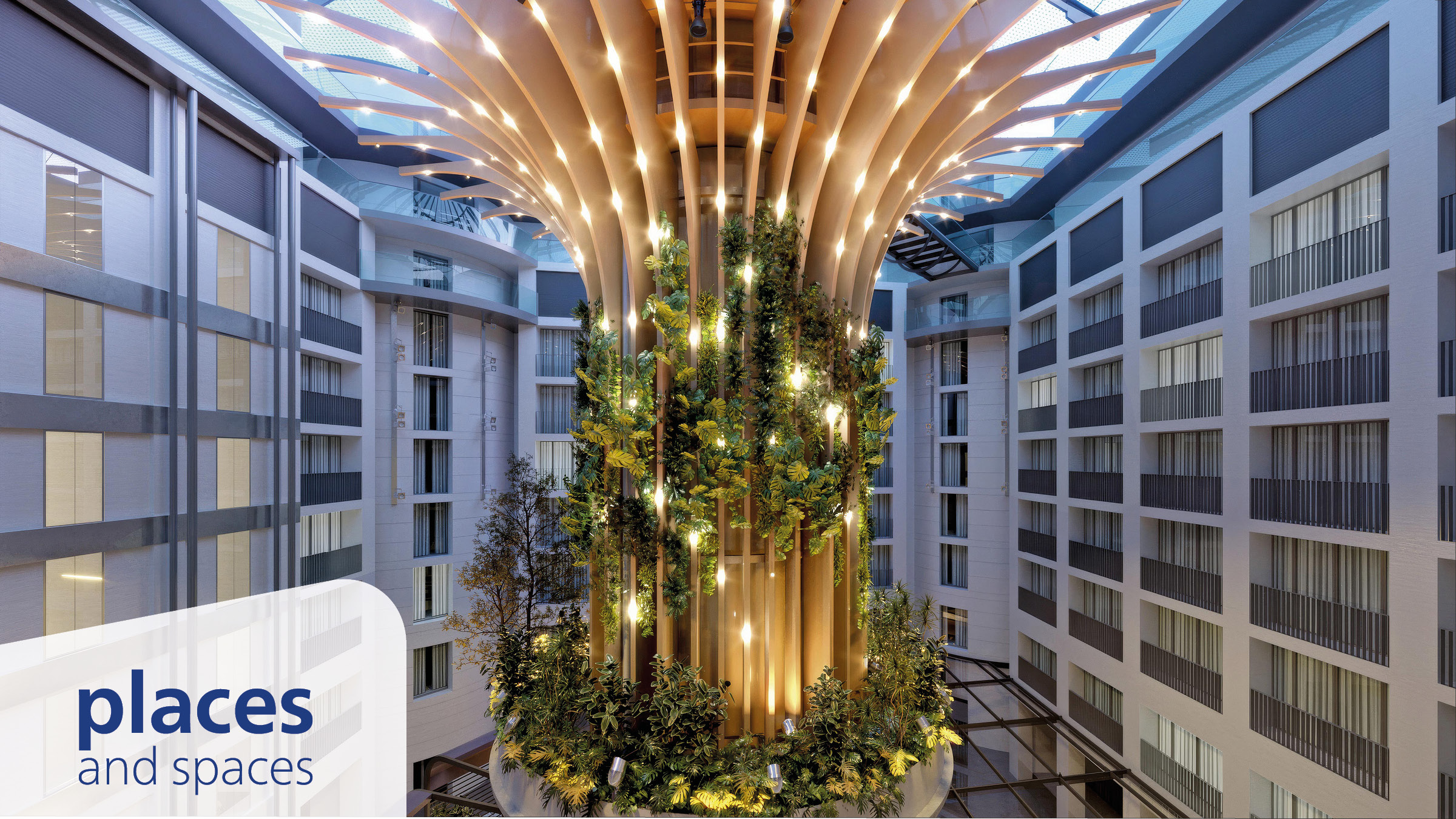 Living tree - lobby concept Radisson hotel, Berlin | Union Investment ...